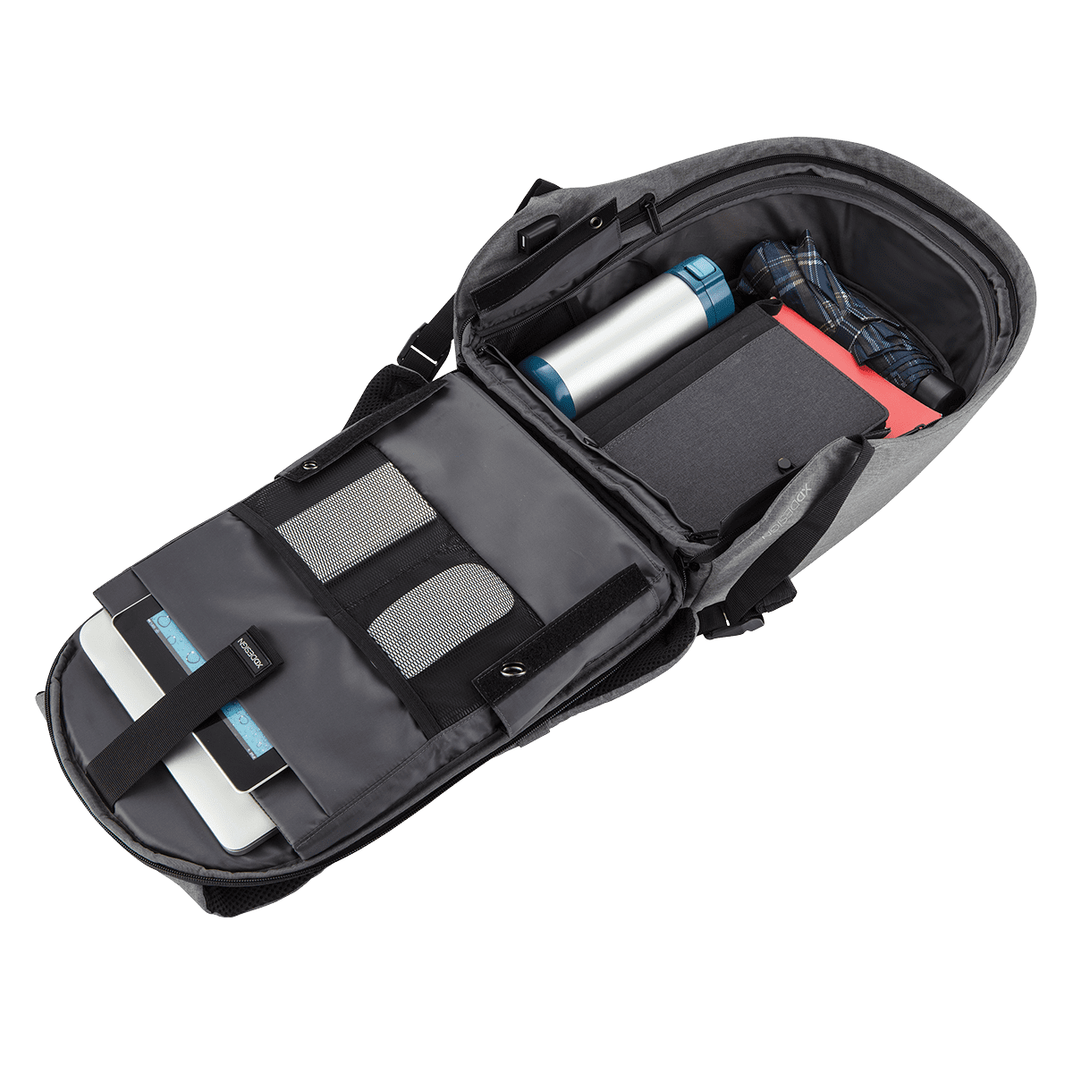 BOBBY HERO SMALL ANTI-THEFT BACKPACK, GREY – XD Design Thailand