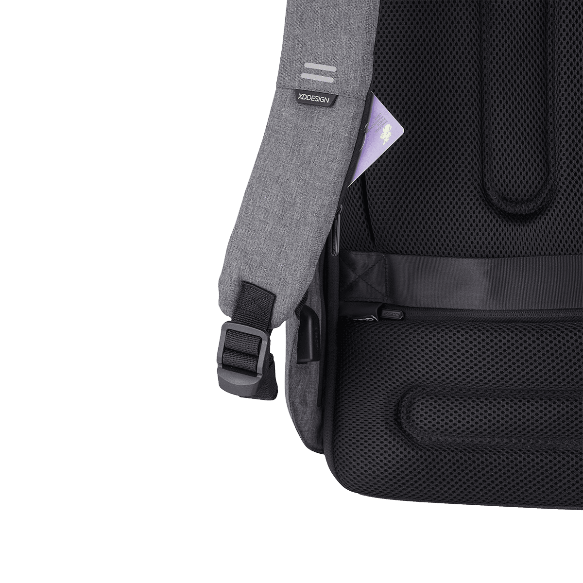 BOBBY HERO SMALL ANTI-THEFT BACKPACK, GREY – XD Design Thailand